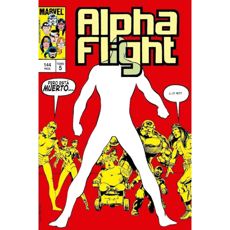 BIBLIOTECA ALPHA FLIGHT N.5. 1985: ALPHA FLIGHT 25-29, SECRET WARS II 4 USA