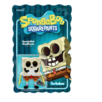 Bob Esponja Figura ReAction SpongeBob SkullPants 10 cm