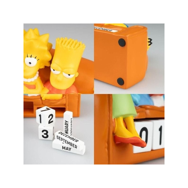 CALENDARIO PERPETUO 3D THE SIMPSONS FAMILIA